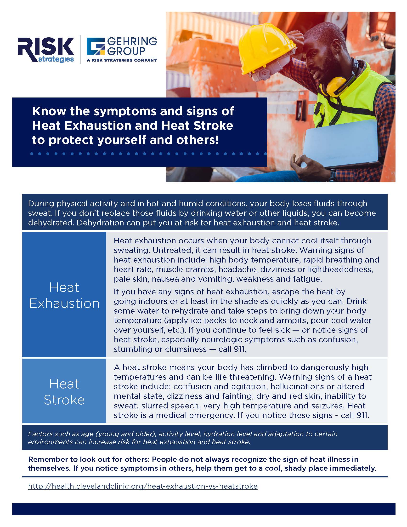 Know the symptoms and signs of Heat Exhaustion and Heat Stroke to ...